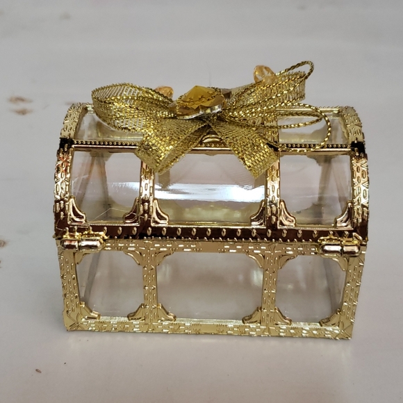 Lucky Star | Accents | 6 Piece Mini Chest Plastic Storage Box Gold ...